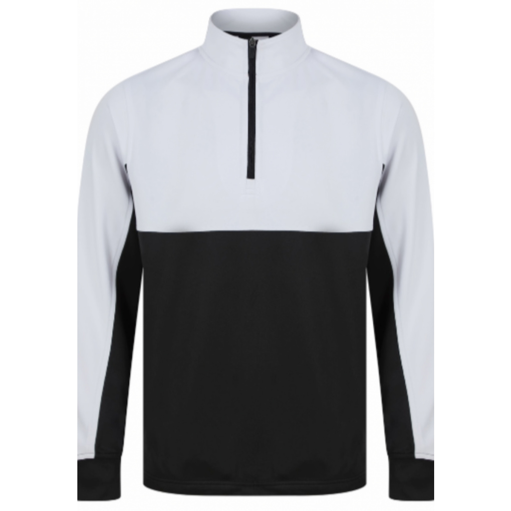 Murray Golf 2 Tone Midlayer - Black / White - Golf equipment | GolfRus