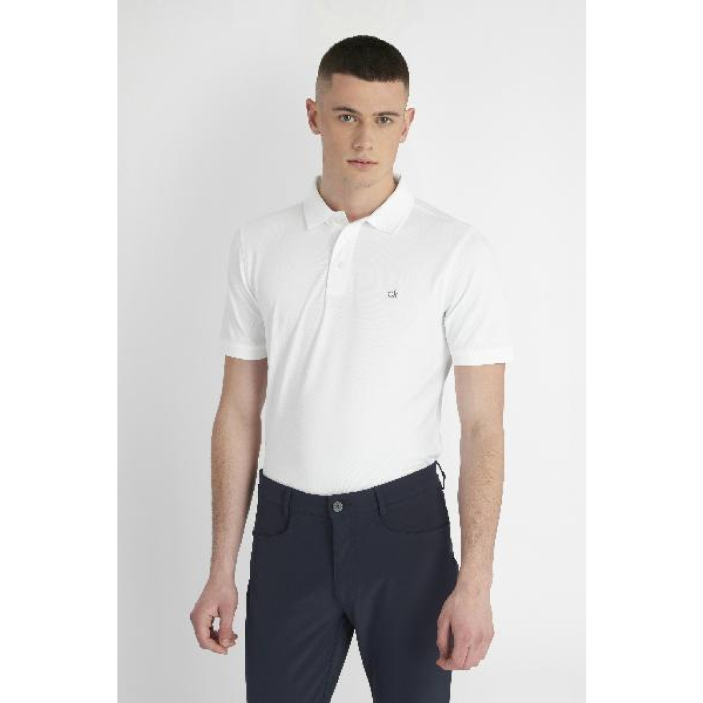 Calvin Klein Planet Polo Shirt – White - Golf equipment | GolfRus